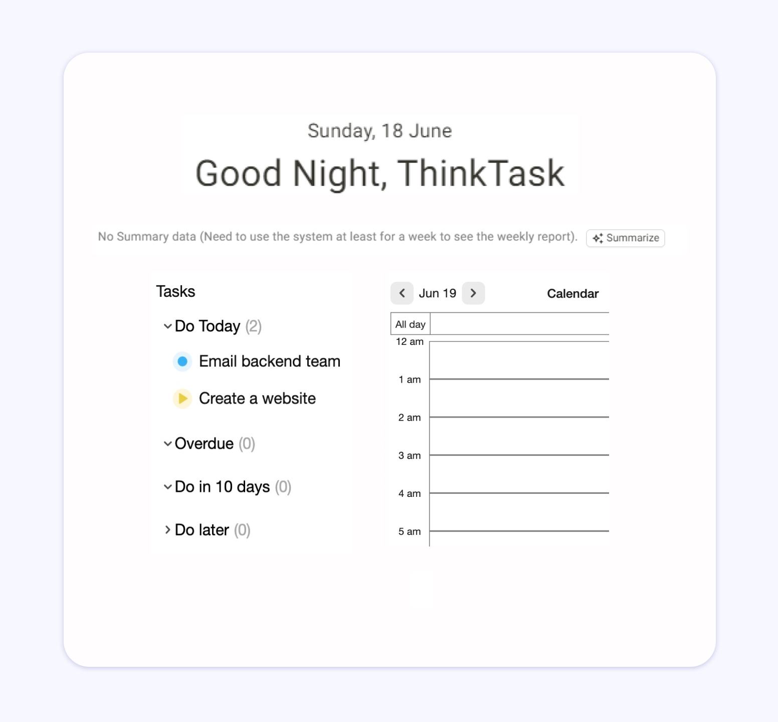 ThinkTask - ChatGPT with Task Management